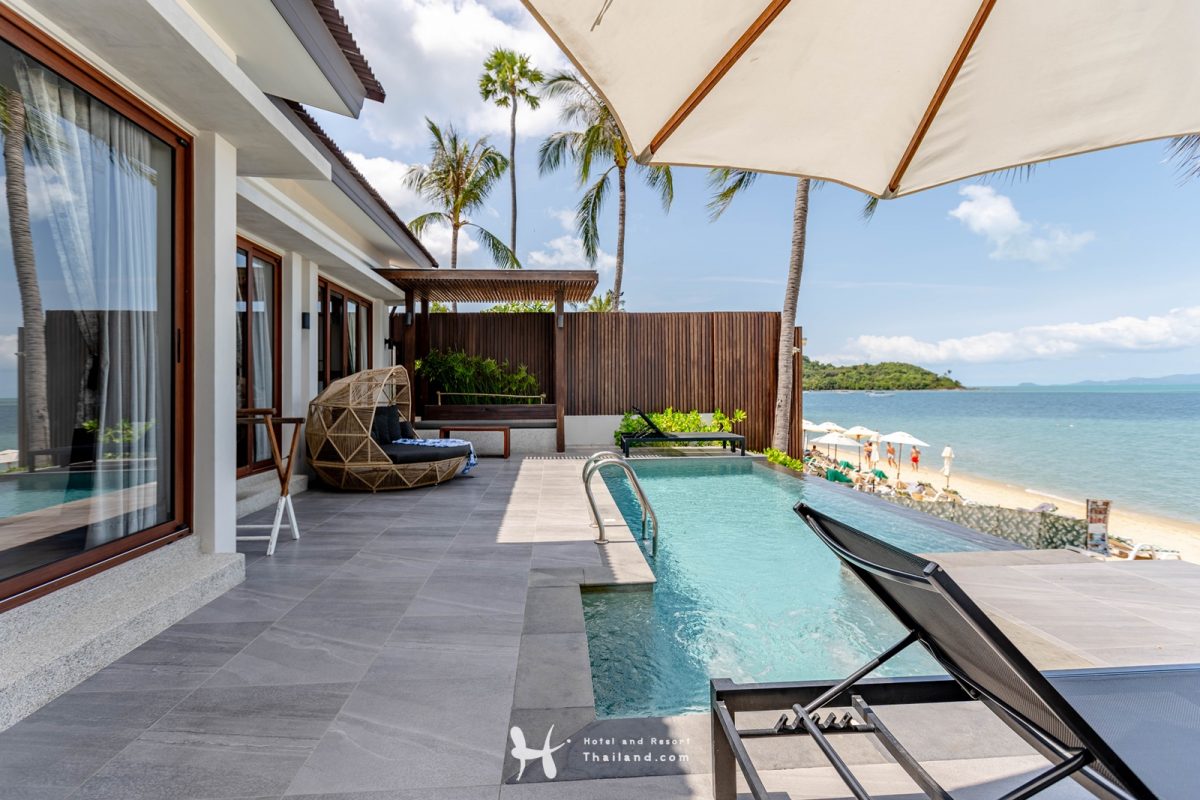 Joyful when visiting Samui, a trip to the clear sea and white sandy ...
