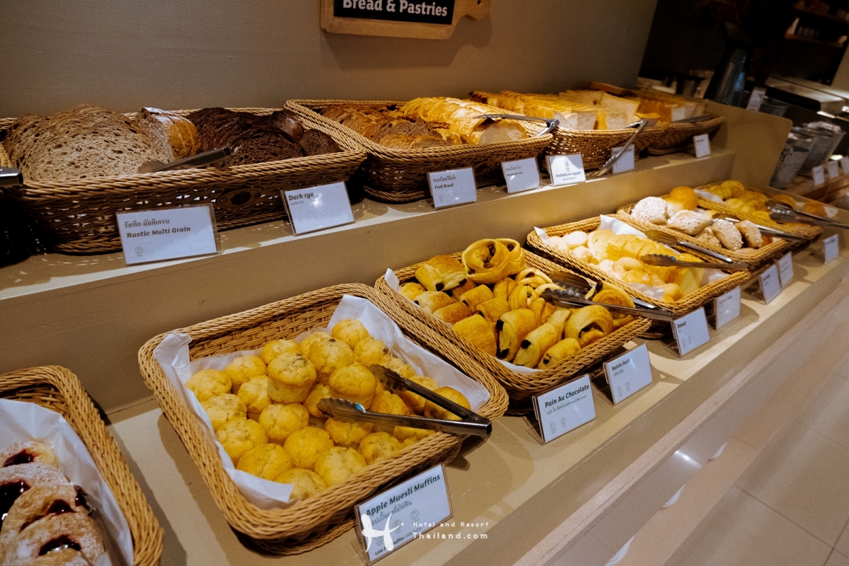 The breakfast is a fusion of Thai, Western, and Indian cuisines ...
